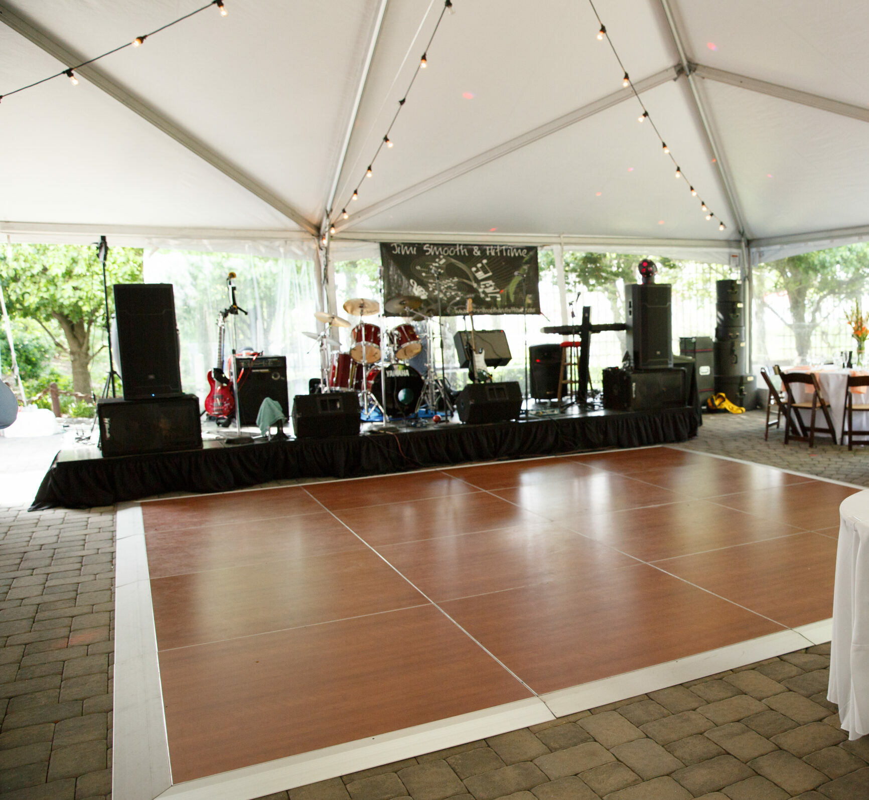 Amber Plank Dance Floor | Collective Event Group