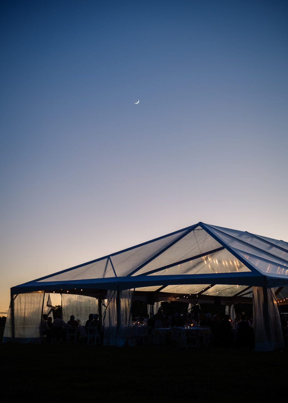 Clear Top Frame Tents, Hip End | Collective Event Group